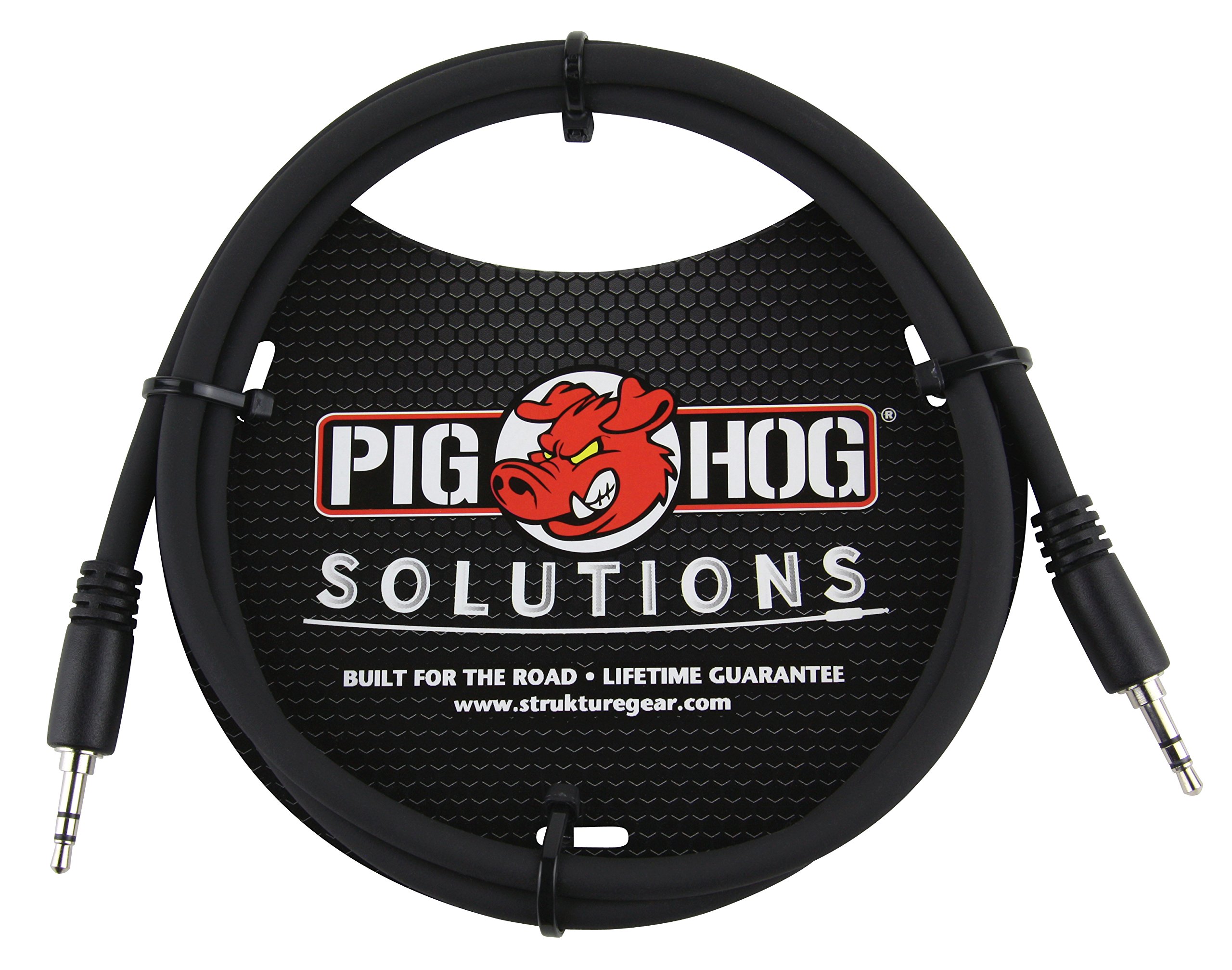 Pig Hog PX-T3503 3.5mm TRS Instrument Cable, 3 Feet