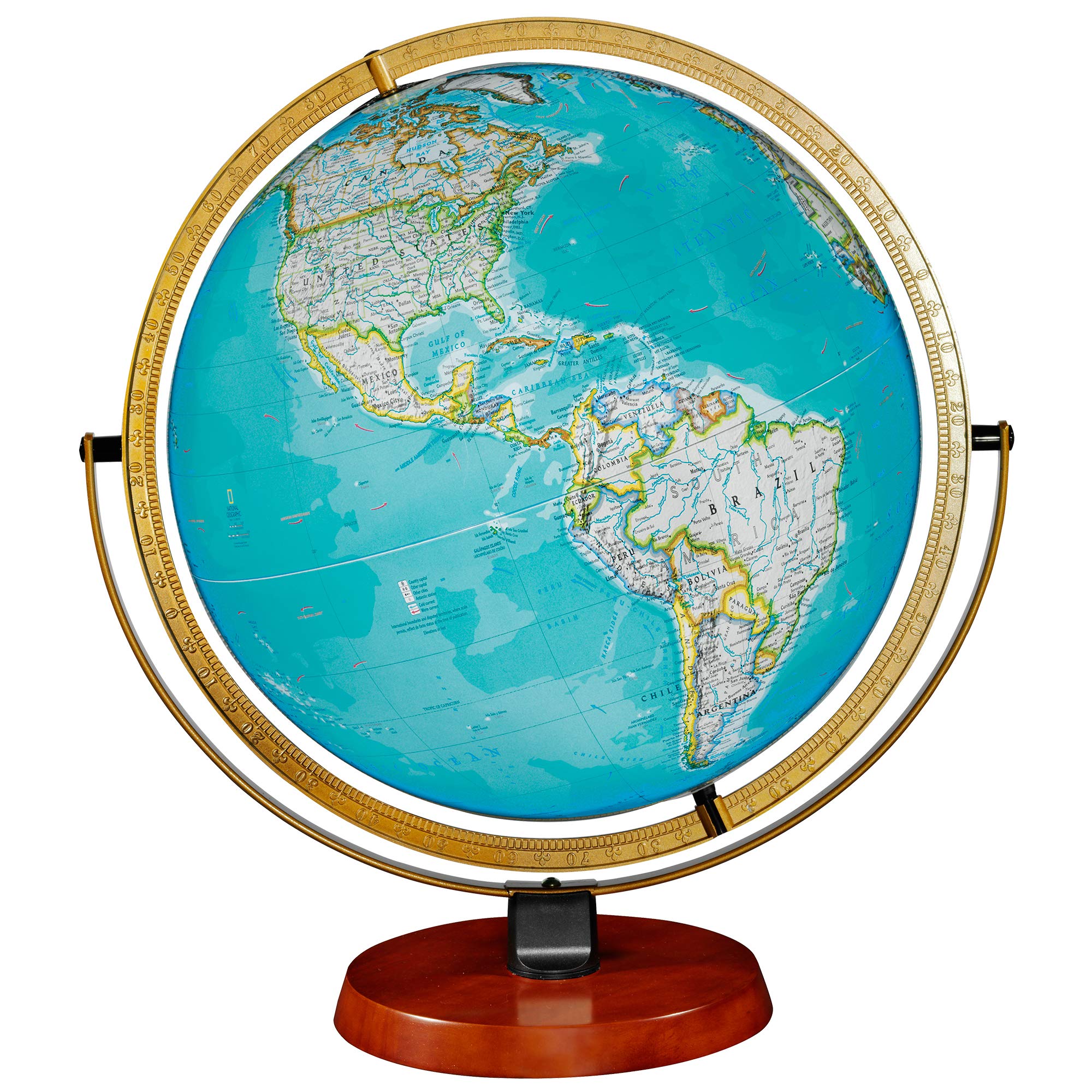 Nicollet Illuminated Desktop World Globe From National Geographic