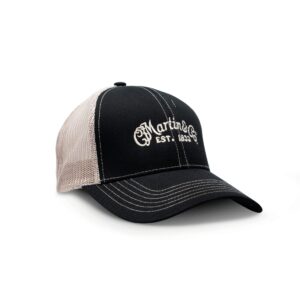 martin standard c.f trucker cap, black and tan