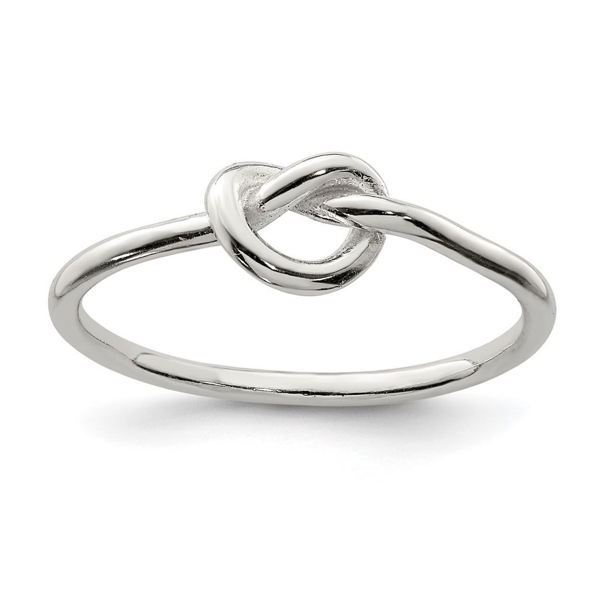 925 Sterling Silver Solid Polished Knot Ring Size 6 Jewelry for Women