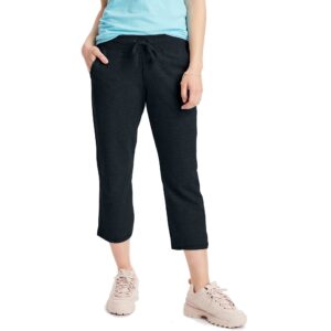 hanes women's french terry pocket capri