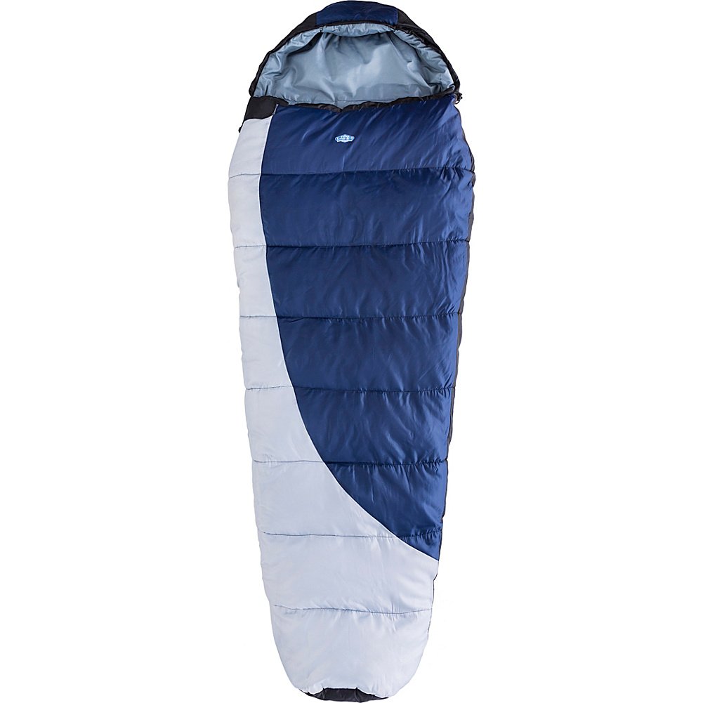 Kamp-Rite Kitimat Mummy Sleeping Bag, Blue/Gray