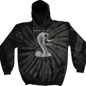 Buy Cool Shirts Mens Ford 50 Years Cobra Tie Dye Hoodie (Medium, Spider Black)