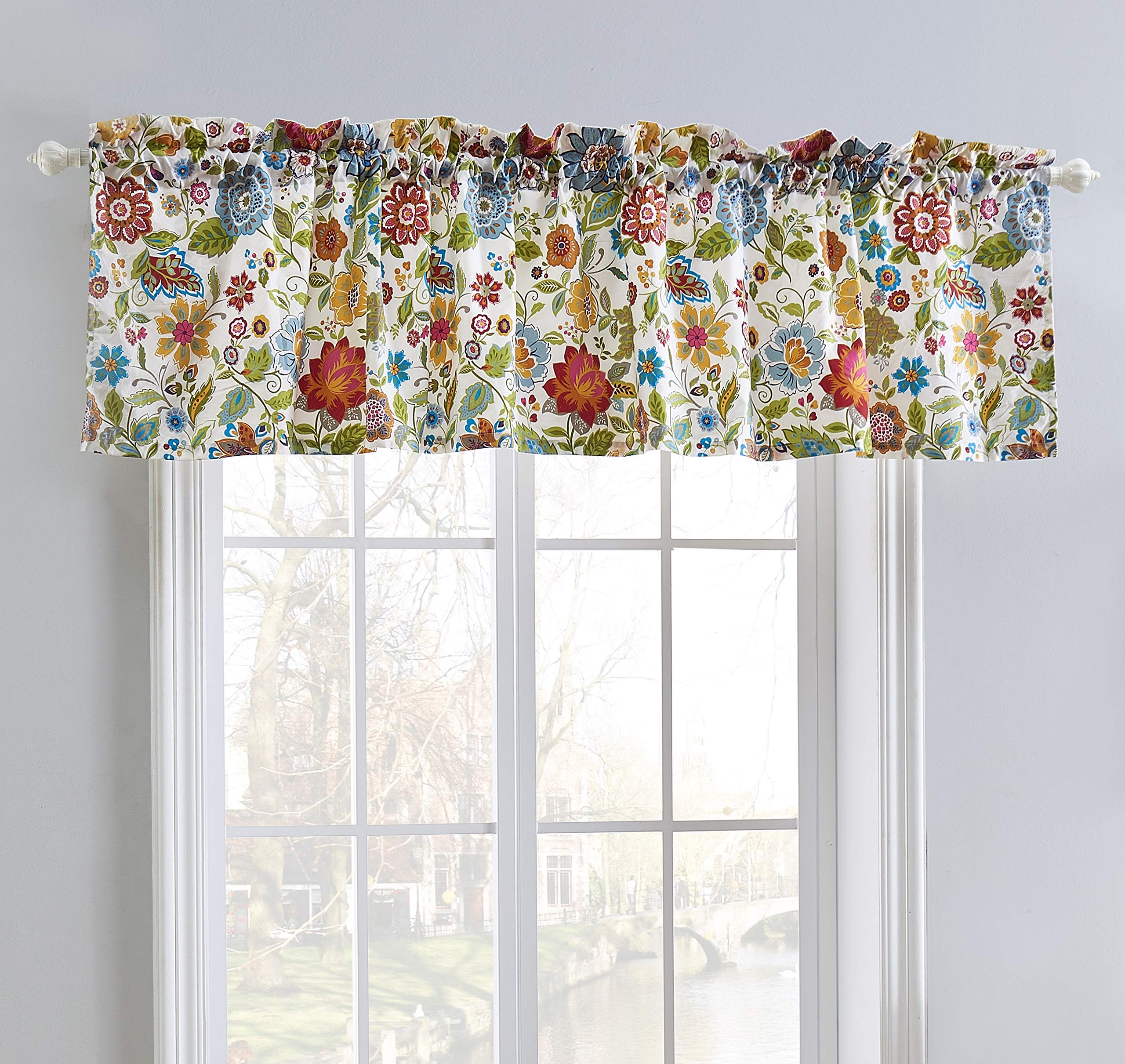 Astoria Window Valance, White, 84x19"