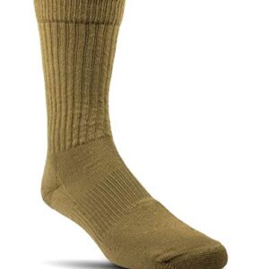 Farm to Feet Coronado Lightweight Boot Merino Wool Socks, Coyote Brown, X-Large