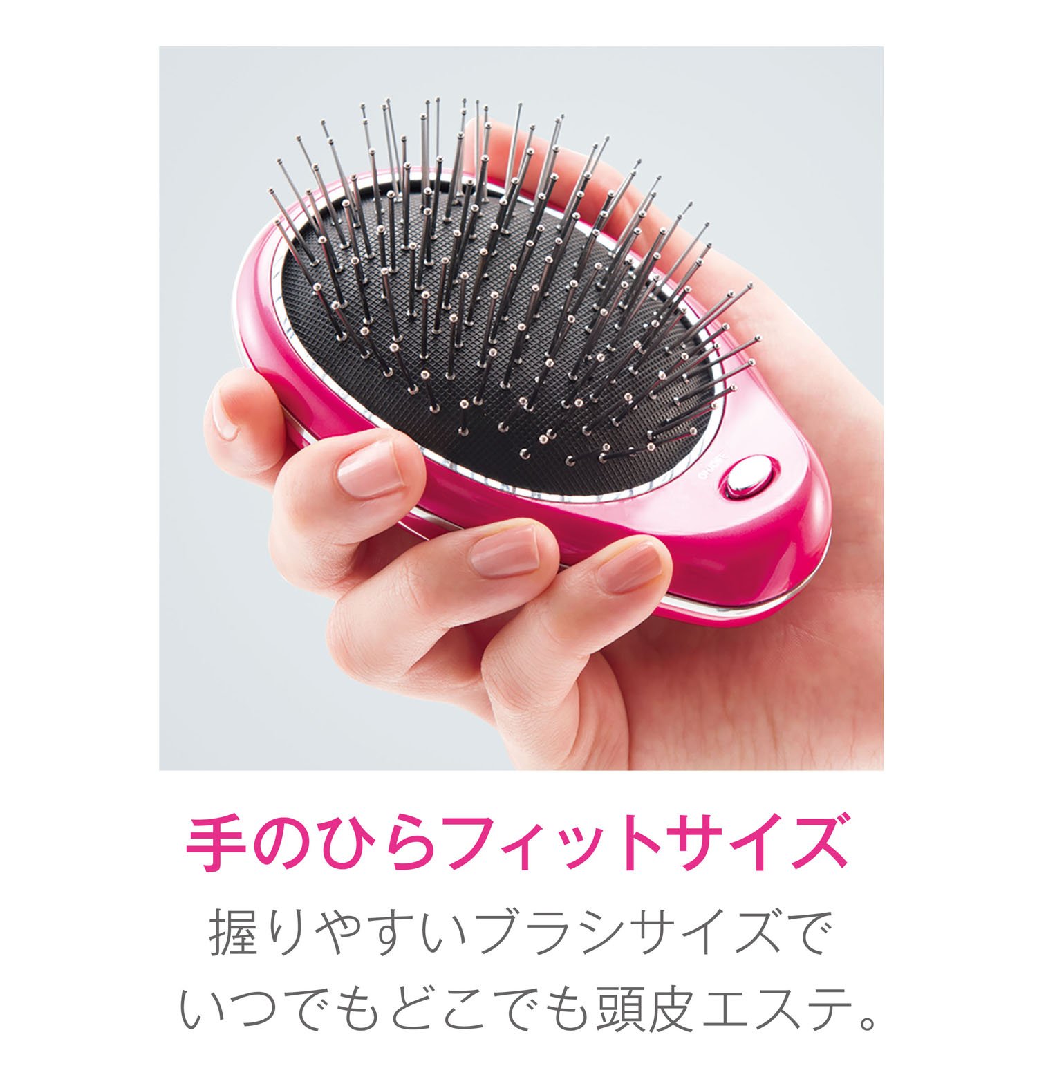 KOIZUMI Reset Brush (Dry Battery Type) KBE-2820/VP (Vivit Pink)【Japan Domestic Genuine Products】