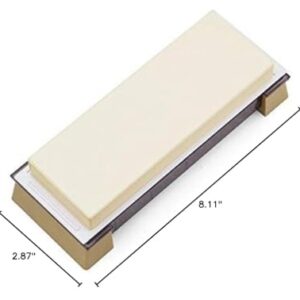 Cerax Suehiro New CR-3000-Y Grit#3000 Soaking Type Ceramic Whetstone, 8.11" x 2.87" x 0.91"