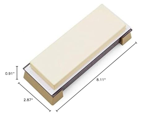 Cerax Suehiro New CR-3000-Y Grit#3000 Soaking Type Ceramic Whetstone, 8.11" x 2.87" x 0.91"