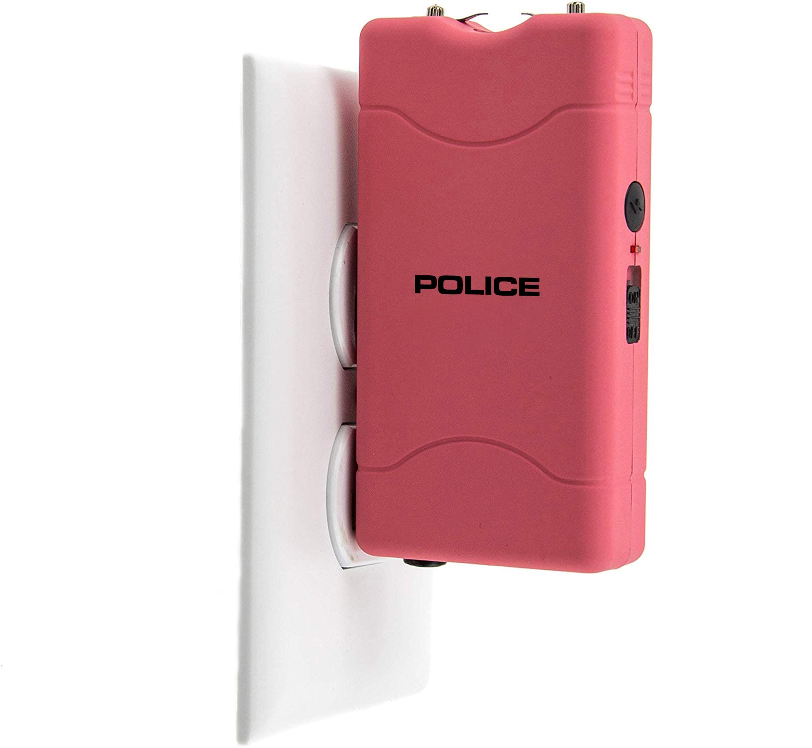 POLICE 800 Mini Stun Gun with LED Flashlight, Pink