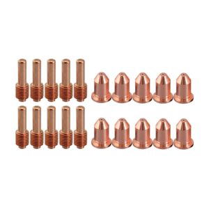 riverweld 192048 plasma electrode 177876 plasma tip fit miller ice-50c plasma cutter torch 20pcs