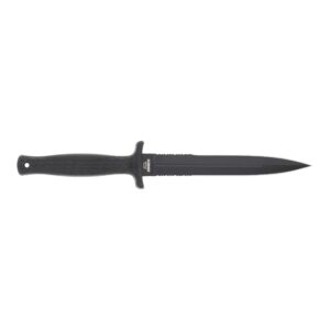 Schrade Delta Class Needle Magnum Serrated Fixed Blade with High Carbon Stainless Steel for Outdoor Survival