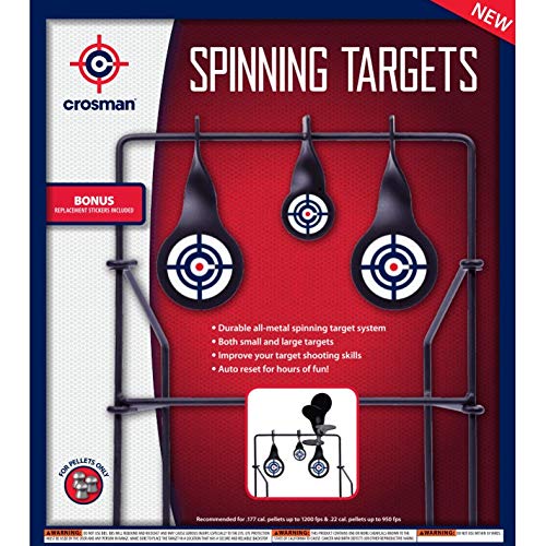 Crosman CSLT Metal Spinning Target,Black