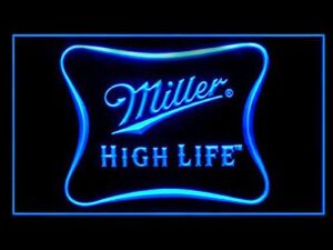 bayyon miller high life beer bar led light sign 12x8inch