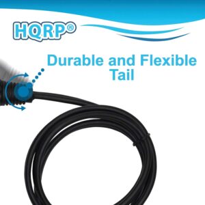 HQRP 4-Pin Mini Connector (TA4F) to 1/4-Inch Connector Instrument Cable Compatible with Shure BLX/FP/SLX/ULX-S/UHF-R/Axient Wireless Systems