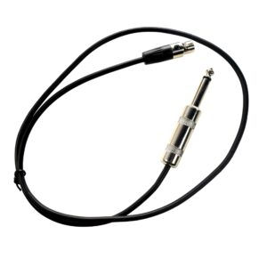 HQRP 4-Pin Mini Connector (TA4F) to 1/4-Inch Connector Instrument Cable Compatible with Shure BLX/FP/SLX/ULX-S/UHF-R/Axient Wireless Systems