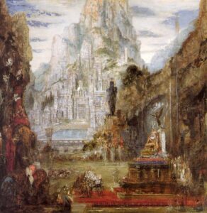 the triumph of alexander the great by gustave moreau - 20" x 20" premium canvas print