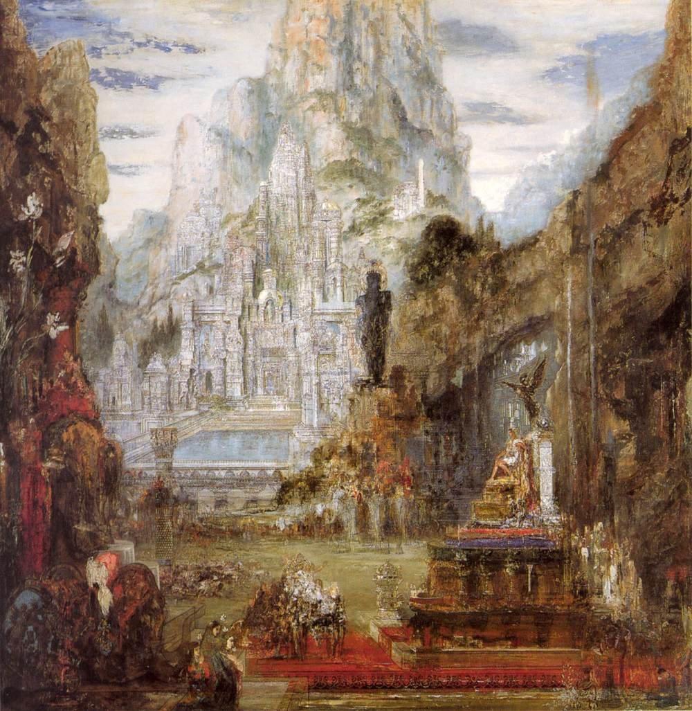 The Triumph of Alexander the Great by Gustave Moreau - 20" x 20" Premium Canvas Print