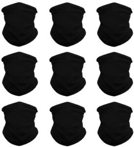 kalily 12pcs/9pcs/6pcs headband bandana - face mask headwear neck gaiter shield scarf olid color