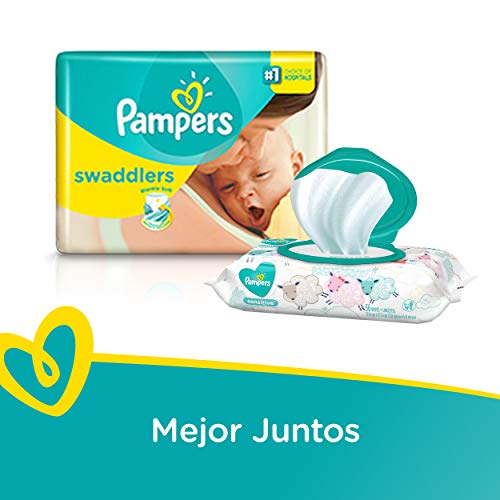 Pampers Swaddlers Diapers Size N 20 Count Pack of 2 (Total of 40 Pampers)