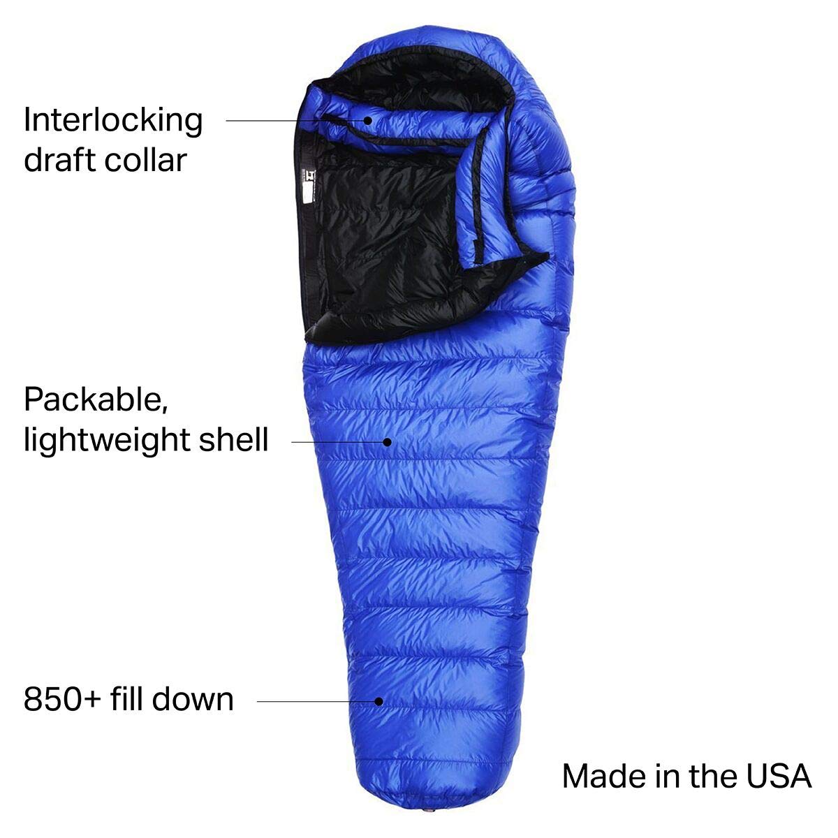 Western Mountaineering Ultralite Sleeping Bag: 20 Degree Down One Color, 6ft 6in/Right Zip