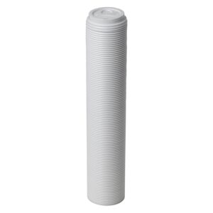 Dixie Dome Drink-Thru Lids, Fits 12 oz. & 16 oz. Paper Hot Cups, White