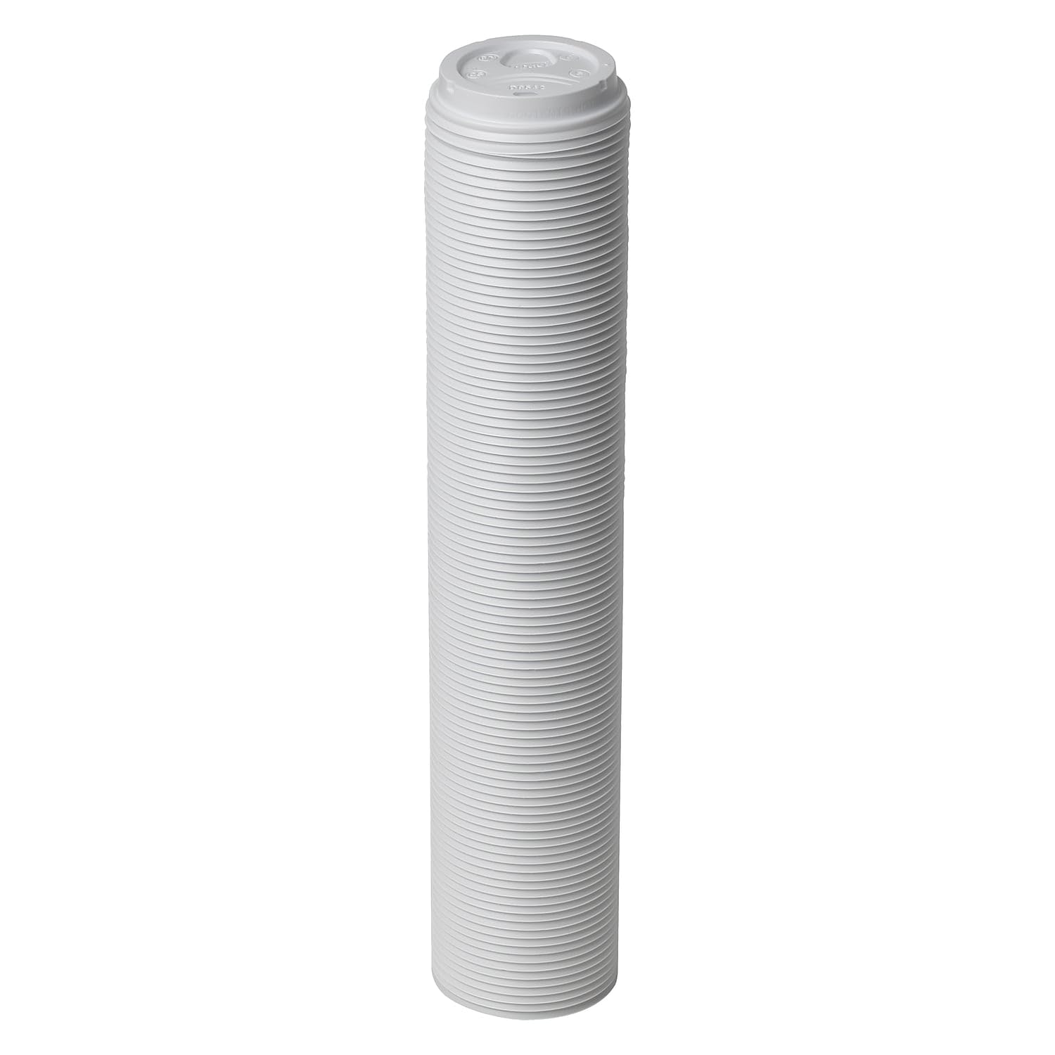 Dixie Dome Drink-Thru Lids, Fits 12 oz. & 16 oz. Paper Hot Cups, White