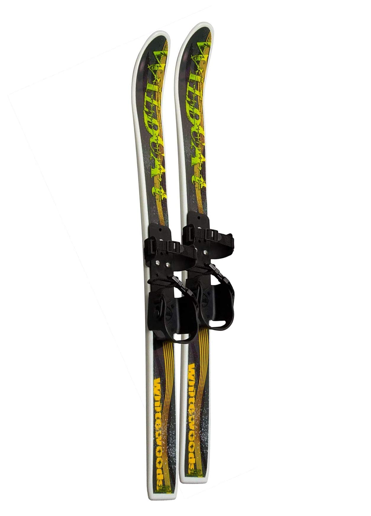 Whitewoods by Erik Sports, Wildcat 95cm Junior Cross Country Backyard Ski Set, Waxless Base, Ages 4-8