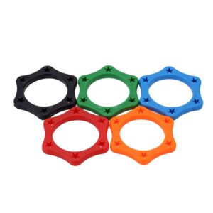 an-do-er 5pcs Rubber Wireless Handheld Microphone Rolling Protection Ring