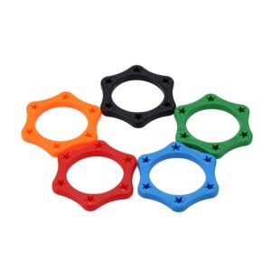 an-do-er 5pcs Rubber Wireless Handheld Microphone Rolling Protection Ring