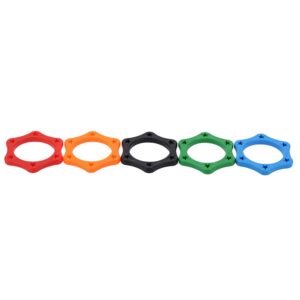 an-do-er 5pcs Rubber Wireless Handheld Microphone Rolling Protection Ring