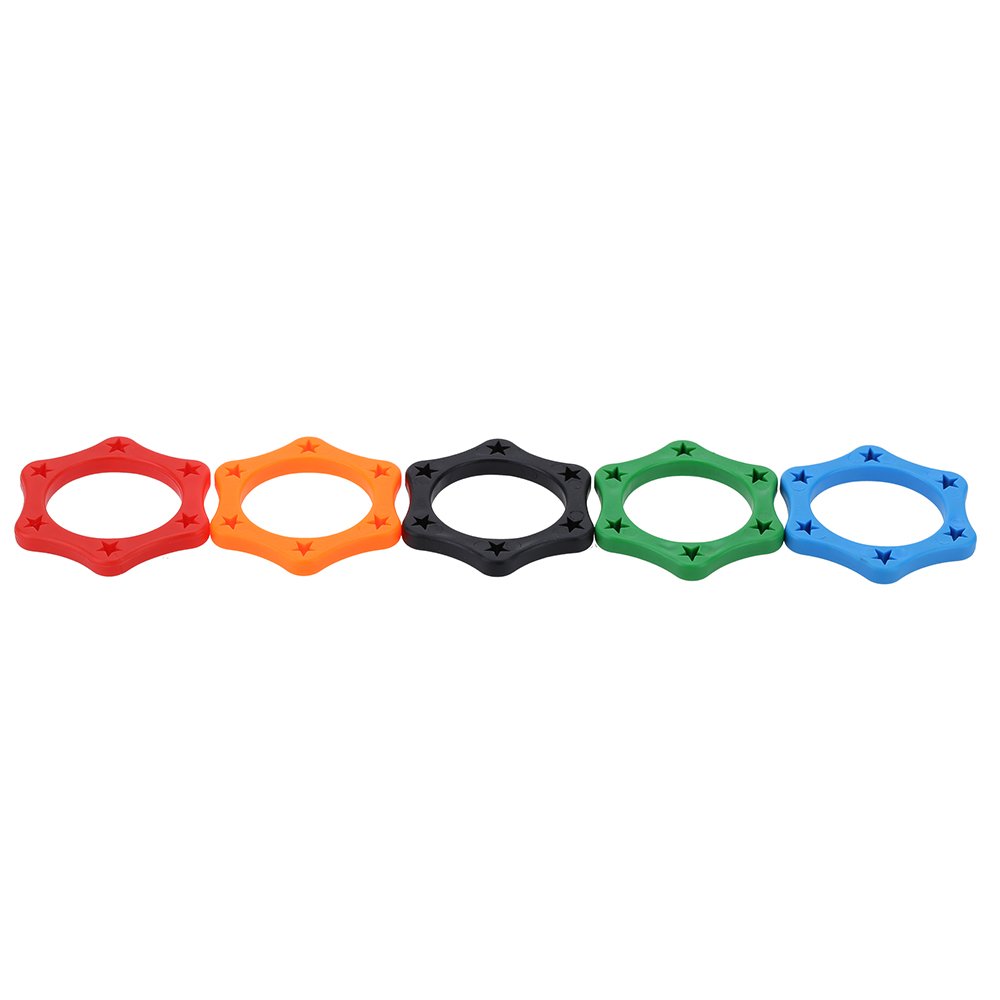 an-do-er 5pcs Rubber Wireless Handheld Microphone Rolling Protection Ring