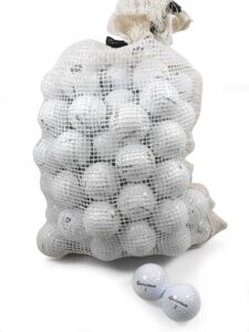 recycled used golf balls cleaned - taylormade b/c grade golf balls 72 balls assorted models in onion mesh bag