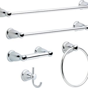 Franklin Brass Kinla (1-Pack) Hand Towel Holder Polished Chrome Towel Racks for Bathroom Wall Round Towel Ring Holder for Bath Towel Hanger for Kitchen, Bathroom Accessories KIN46-PC-1