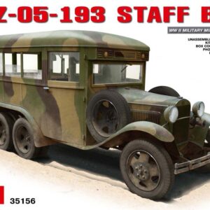 MiniArt 35156 - Model Kit GAZ-05-193 Staff Bus, Grey