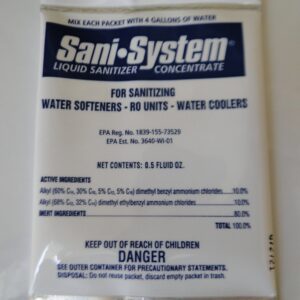 Dijkoo Pro Products SANI-SYSTEM (SS24WS) Liquid Sanitizer Concentrate for WATER SOFTENER - RO UNITS - WATER COOLERS (24)