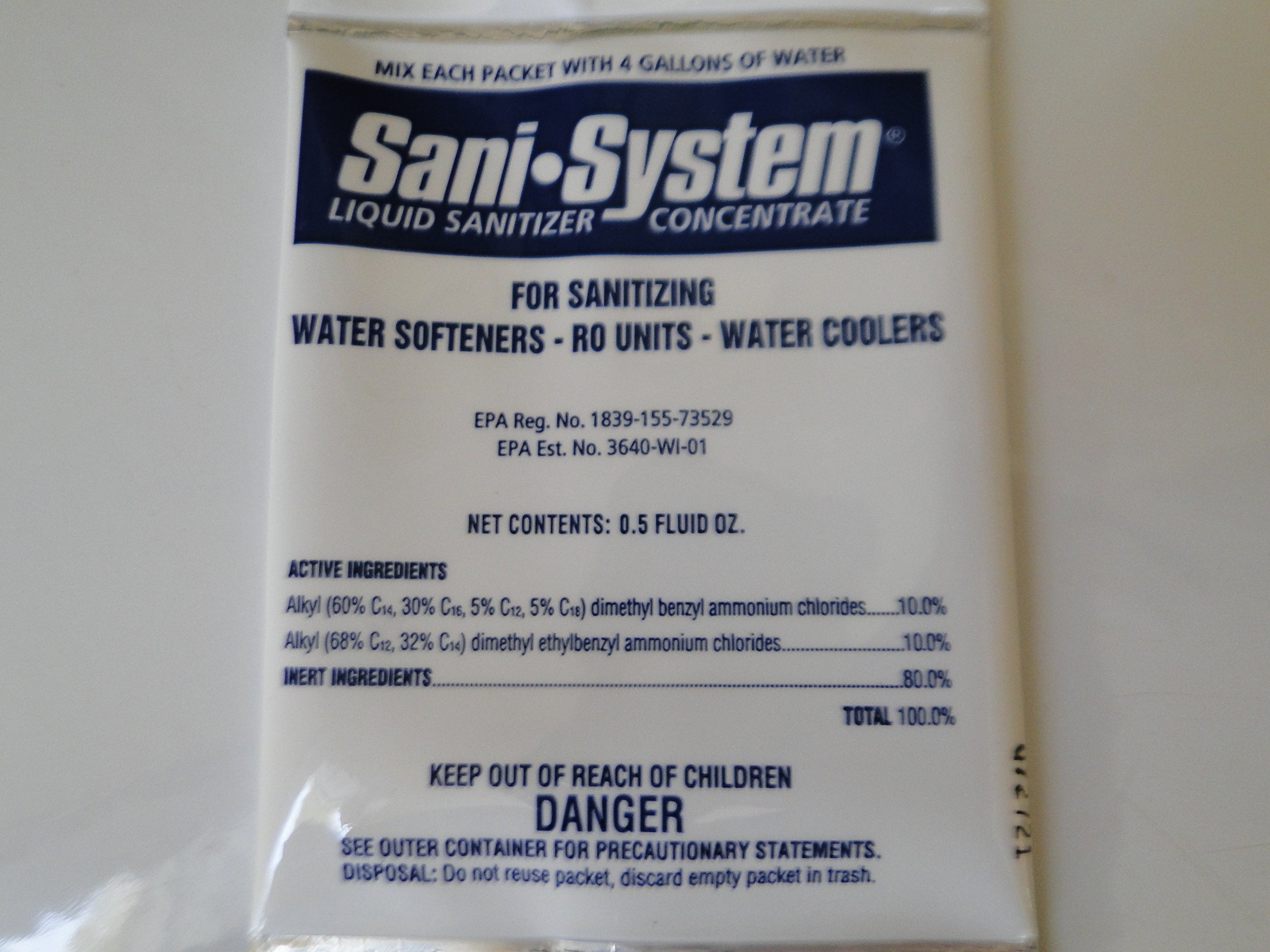 Dijkoo Pro Products SANI-SYSTEM (SS24WS) Liquid Sanitizer Concentrate for WATER SOFTENER - RO UNITS - WATER COOLERS (24)