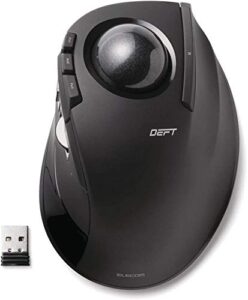 elecom m-dt1drbk wireless 8-button tilt mouse