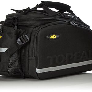 Topeak TT9648B Unisex Adult MTX DX Trunk Bag - Black, 36 x 21.5-29 x 25 cm/12.3 Litre