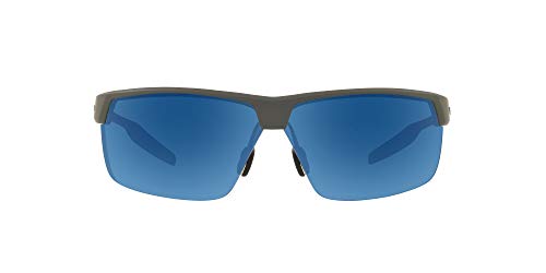 Native Eyewear Hardtop Ultra XP Rectangular Sunglasses, Granite/Blue Reflex Polarized, 71 mm