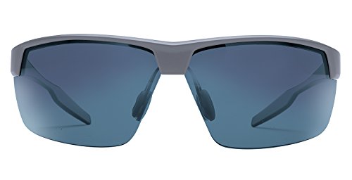 Native Eyewear Hardtop Ultra XP Rectangular Sunglasses, Granite/Blue Reflex Polarized, 71 mm