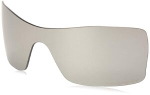 oakley batwolf rectangular replacement sunglass lenses, prizm chrome polarized, 27 mm