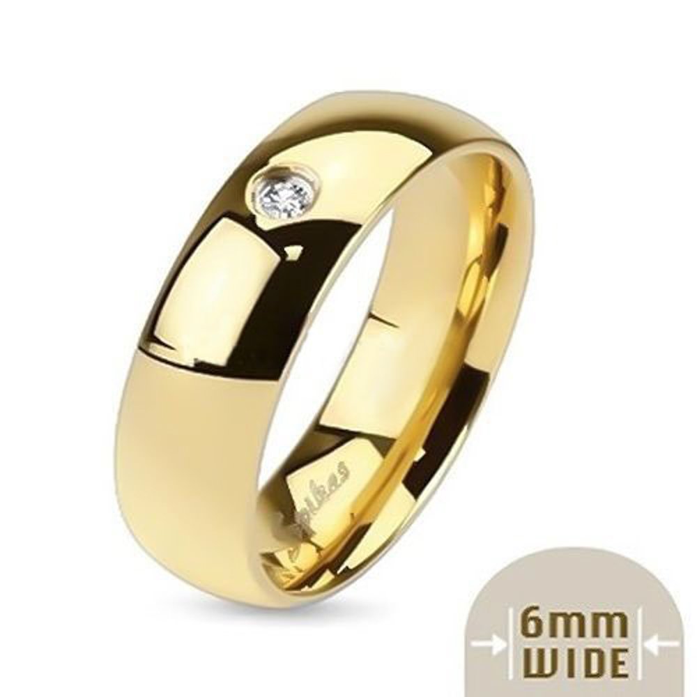 Marimor Jewelry Hers and His 14K Gold Plated Stainless Steel 3 Piece Wedding Engagement Ring and Men's Band Set Women's Size 08 Men's Size 13