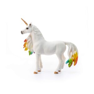 Schleich bayala, Unicorn Toys for Girls and Boys, Rainbow Unicorn Mare, Unicorn Toy Figurine with Gems, Ages 5+