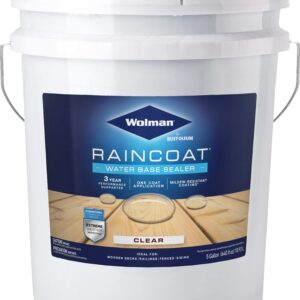 5 gal Zinsser 288345 Clear Wolman, RainCoat Water-Based One Coat Sealer