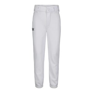 under armour boys' pre-school ua baseball pants 5 white