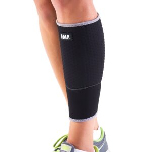 black mountain products therapeutic warming extra thick warming calf compression sleeve, black, large