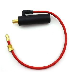 weldingcity miller type power cable adapter 195377 for miller tig welding welder water-cooled torch 18 and 20