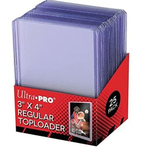 Ultra Pro 1,000 Regular Series 3"x4" Toploaders Case 1000-40 Sealed 25ct Packs