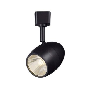 hampton bay 2.56 in. 1-light black dimmable led track lighting head