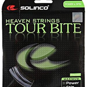 Solinco Tour Bite (16-1.30mm) Tennis String (Silver) (2-Sets)